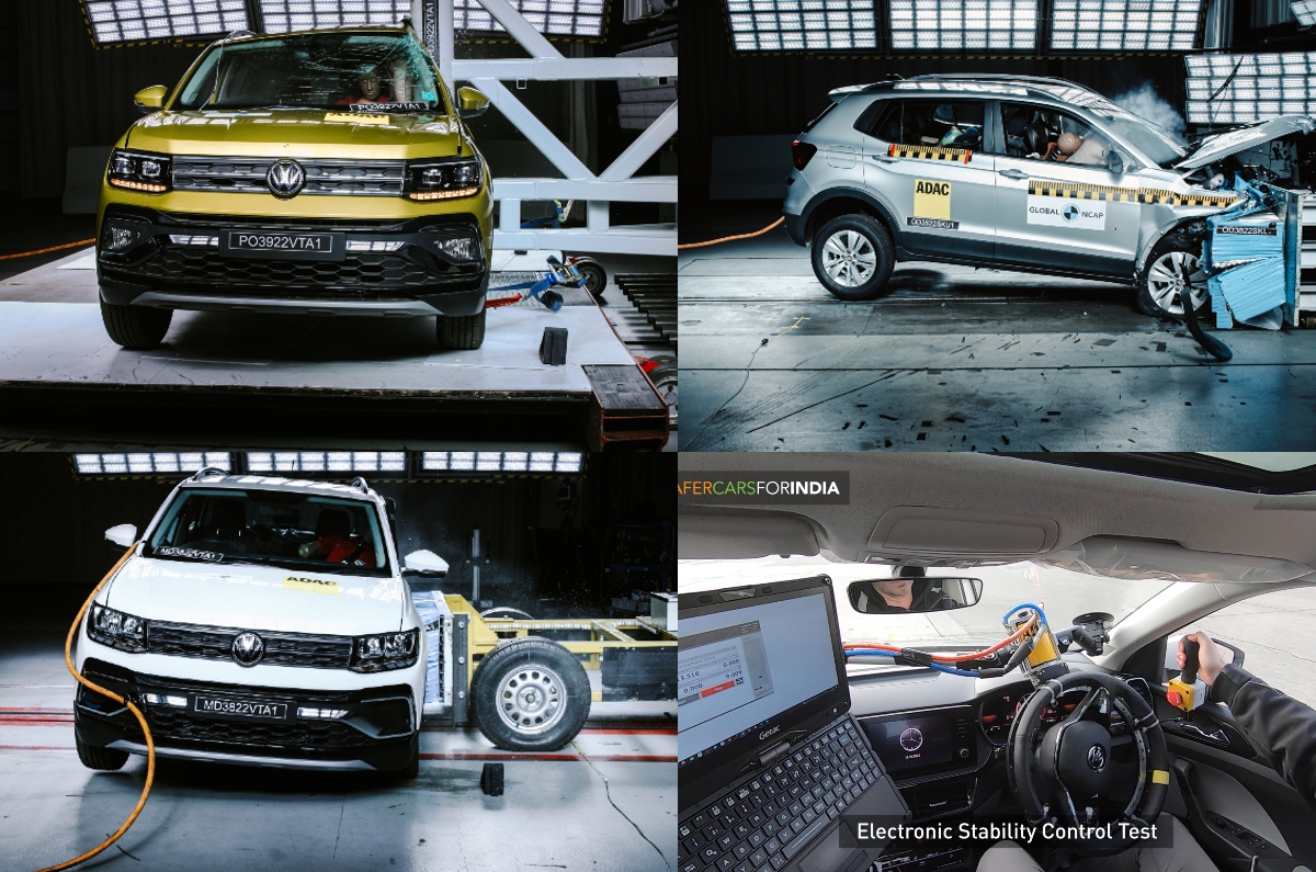 Kushaq Taigun SUVs Get 5 star GNCAP Crash Test Rating Under New Safety 
